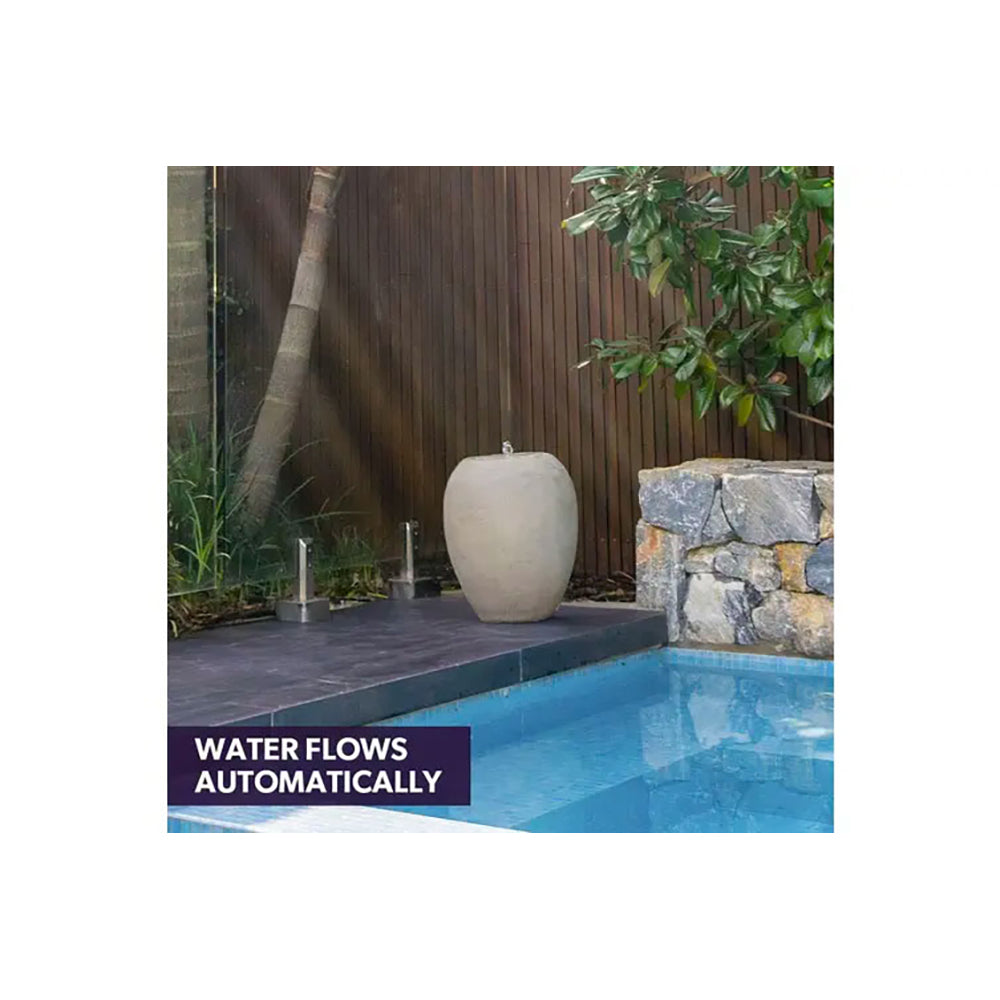 Sylva Pot Style Solar Fountain w/ Panel Kit, LED Lights – OLA! Outdoor ...